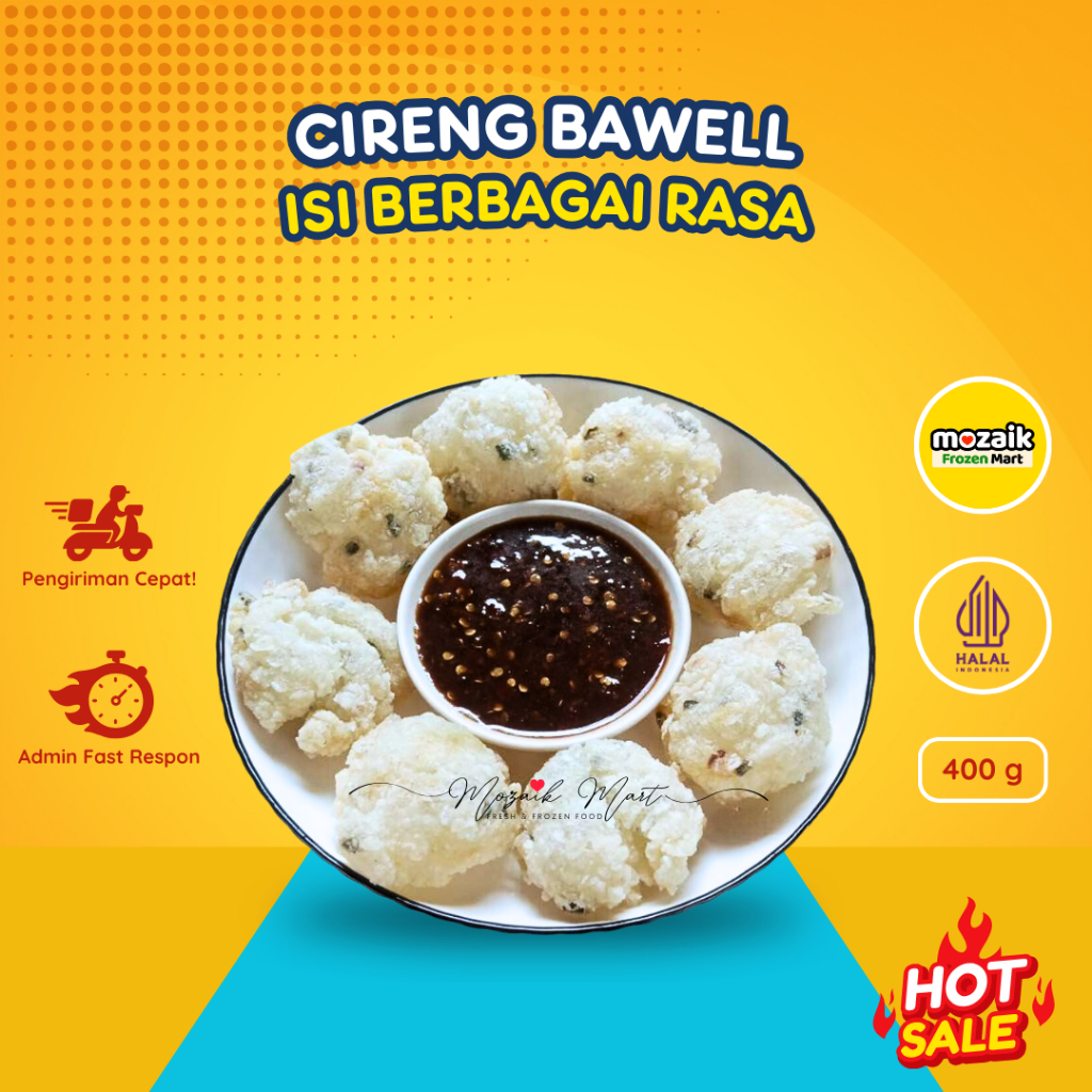 Jual Cireng Bawell isi Berbagai Rasa-Bumbu Rujak Rasa Paling Enak ...