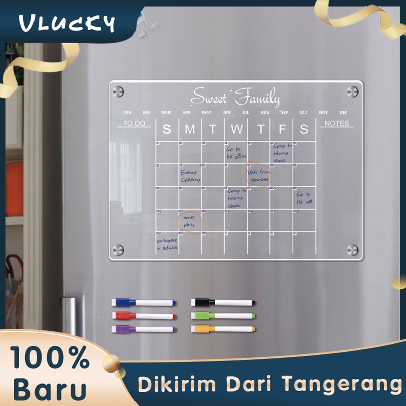 Jual Weekly Planner / Monthly Planner Wall Planner Dinding Schedule ...