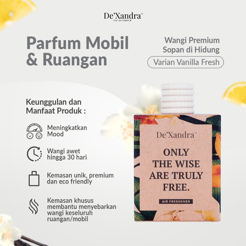 Jual Dexandra Parfum Mobil Gantung Pengharum Ruangan Tahan Lama Pewangi ...