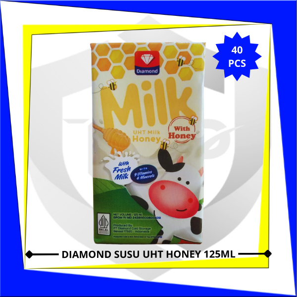 Jual DIAMOND Susu UHT Honey 125ml x 40 pcs (1 Karton) | Shopee Indonesia