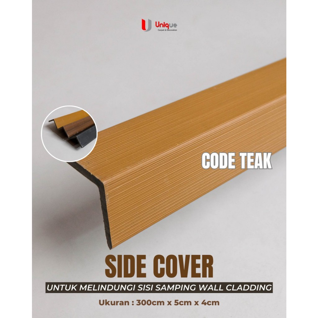Jual Side Cover WPC Wallpanel Cladding Outdoor List Siku Penutup ...