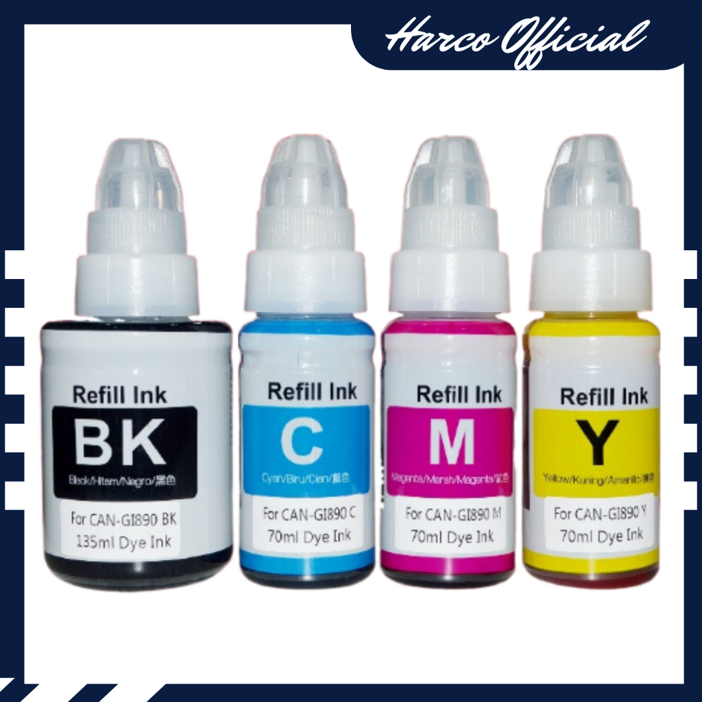 Jual Tinta Canon GI790 GI 790 Refill / Canon Ink Printer GI 790 untuk ...