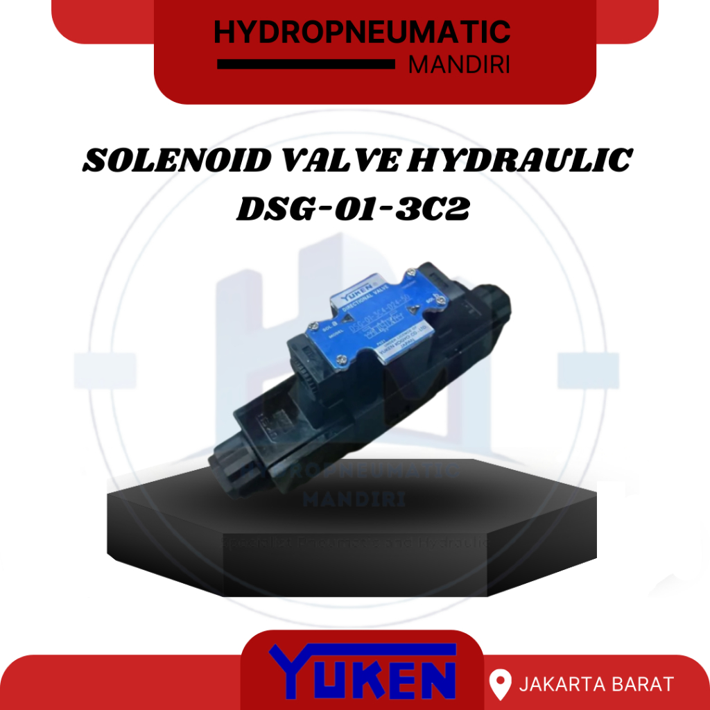 Jual SOLENOID VALVE HYDRAULIC YUKEN DSG-01-3C2 | Shopee Indonesia