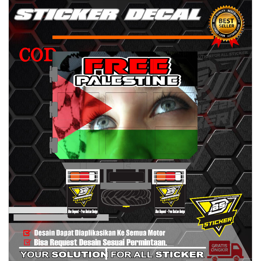 Jual STICKER DECAL PINTU BAK TRUCK | Shopee Indonesia