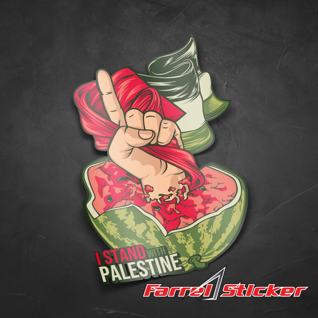 Jual Sticker I Stand With Palestine STIKER Palestina UV DTF timbul ...