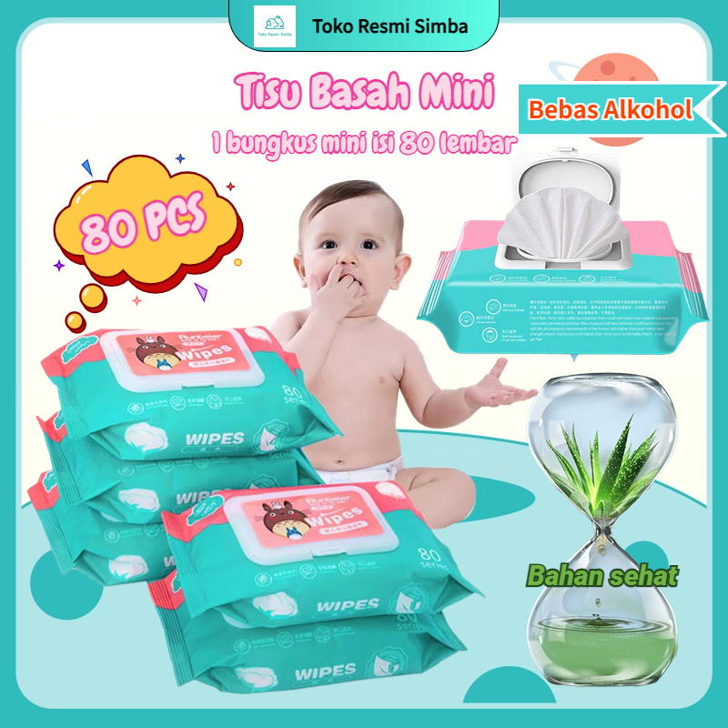 Jual Tisu basah bayi / Tisu non alkohol / tisu tanpa pewangi 80s tissue ...