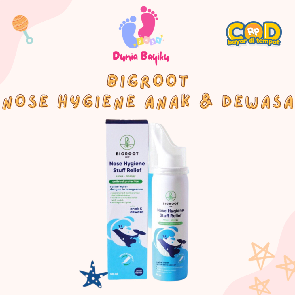 Jual Bigroot Nose Hygiene Stuff Relief Anak dan Dewasa 50ml | Shopee ...