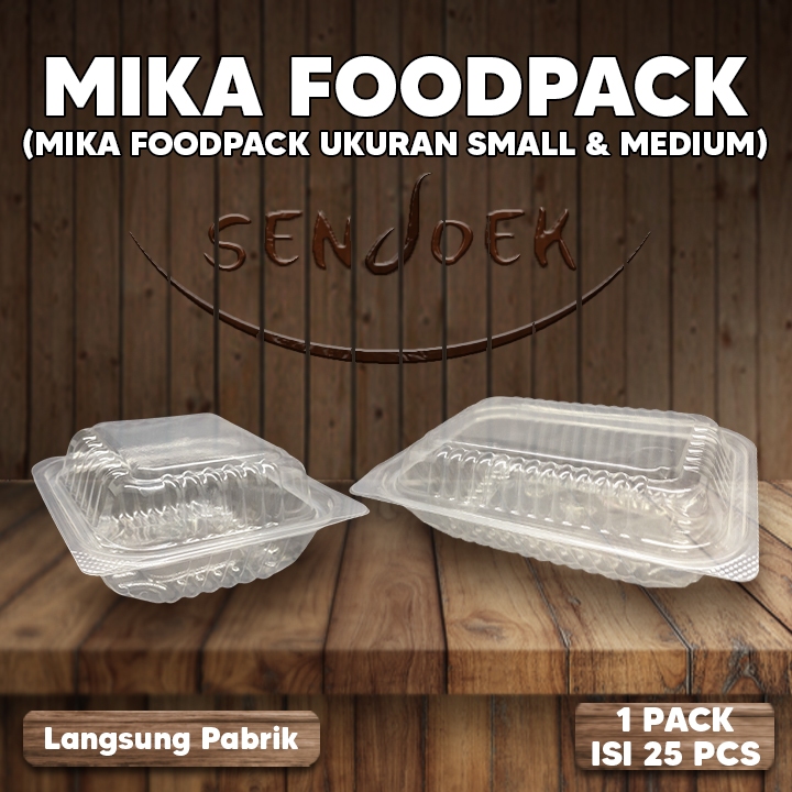 Jual Mika / Kemasan Makanan Tomat All Size - Food pack - isi 25pcs ...