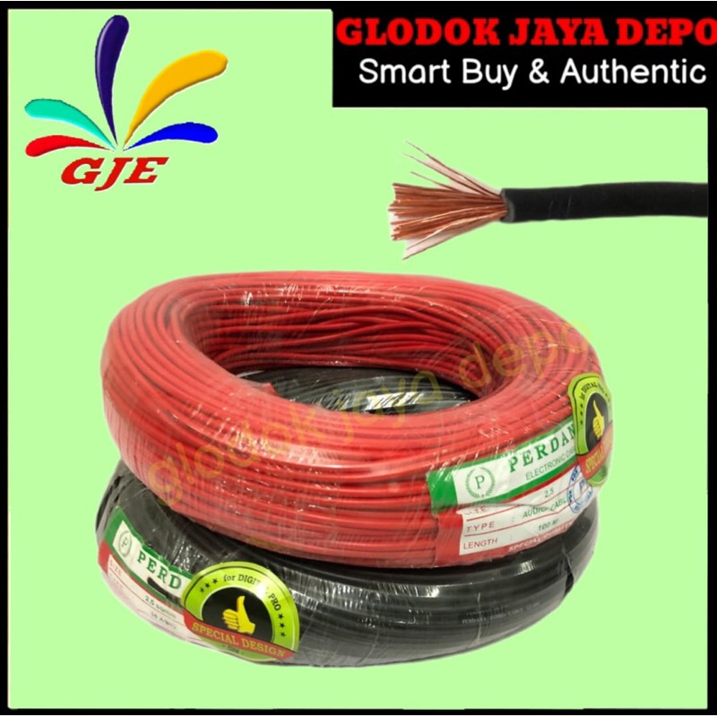 Jual CABLE AUDIO 2,5MM KABEL NYAF SERABUT 1 x 2.5 PERDANA 100METER ...