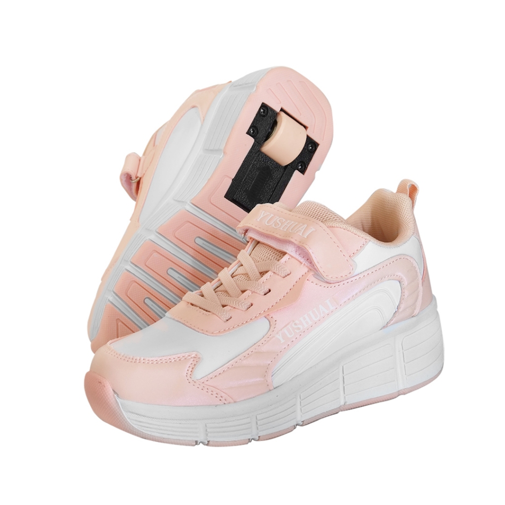 Jual Sepatu roda anak sneaker olahraga kasual Roda Single Kick Roller ...