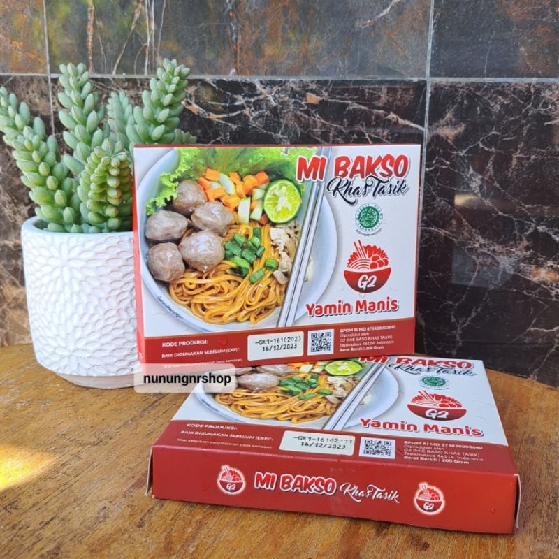 Jual Mie Baso Mie Baso G2 khas Tasik frozen food Kemasan Baru sudah ...