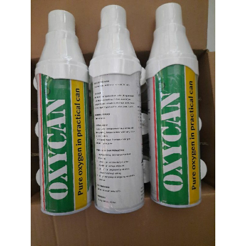 Jual Oxycan Portable / Oksigen Green Tabung Kaleng 500cc | Shopee Indonesia