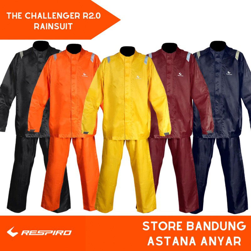Jual Respiro Jas Hujan The Challenger R2.0 | Shopee Indonesia