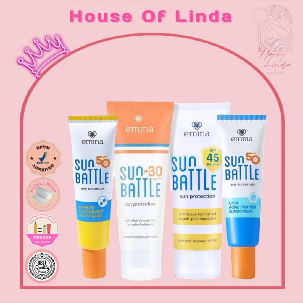 Jual EMINA SUN BATTLE (SUNSCREEN) | Shopee Indonesia