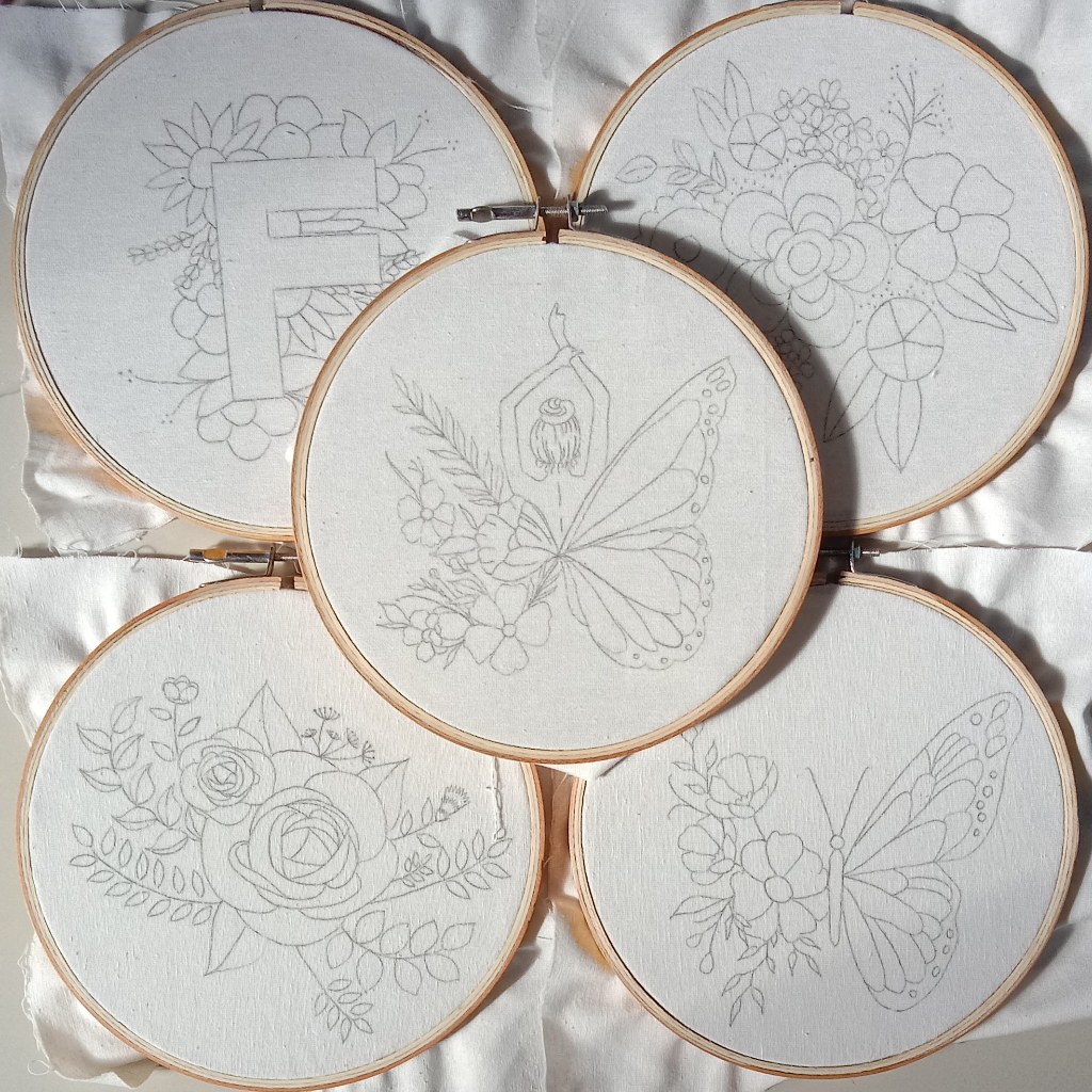 Jual Kain Pola Tambahan Sulam/Embroidery Kit | Shopee Indonesia