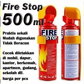 Jual FIRE STOP EXTINGUISHER / RACUN PEMADAM API PORTABLE 500M | Shopee ...