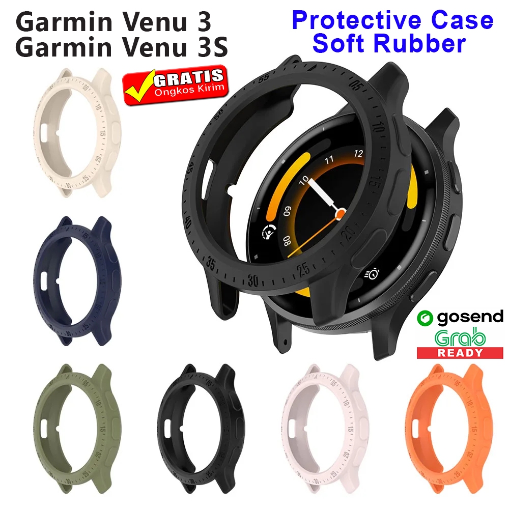 Jual TPU Bumper Case Garmin Venu 3 | Garmin Venu 3S Casing Protective ...