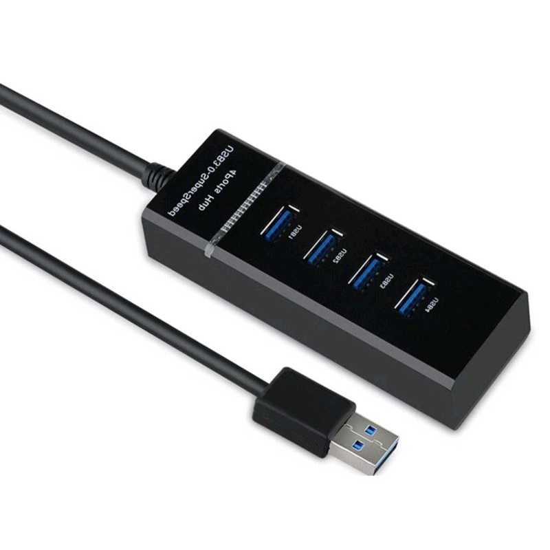 Jual USB Hub 4 Port USB 3.0 Biru 30cm | Shopee Indonesia
