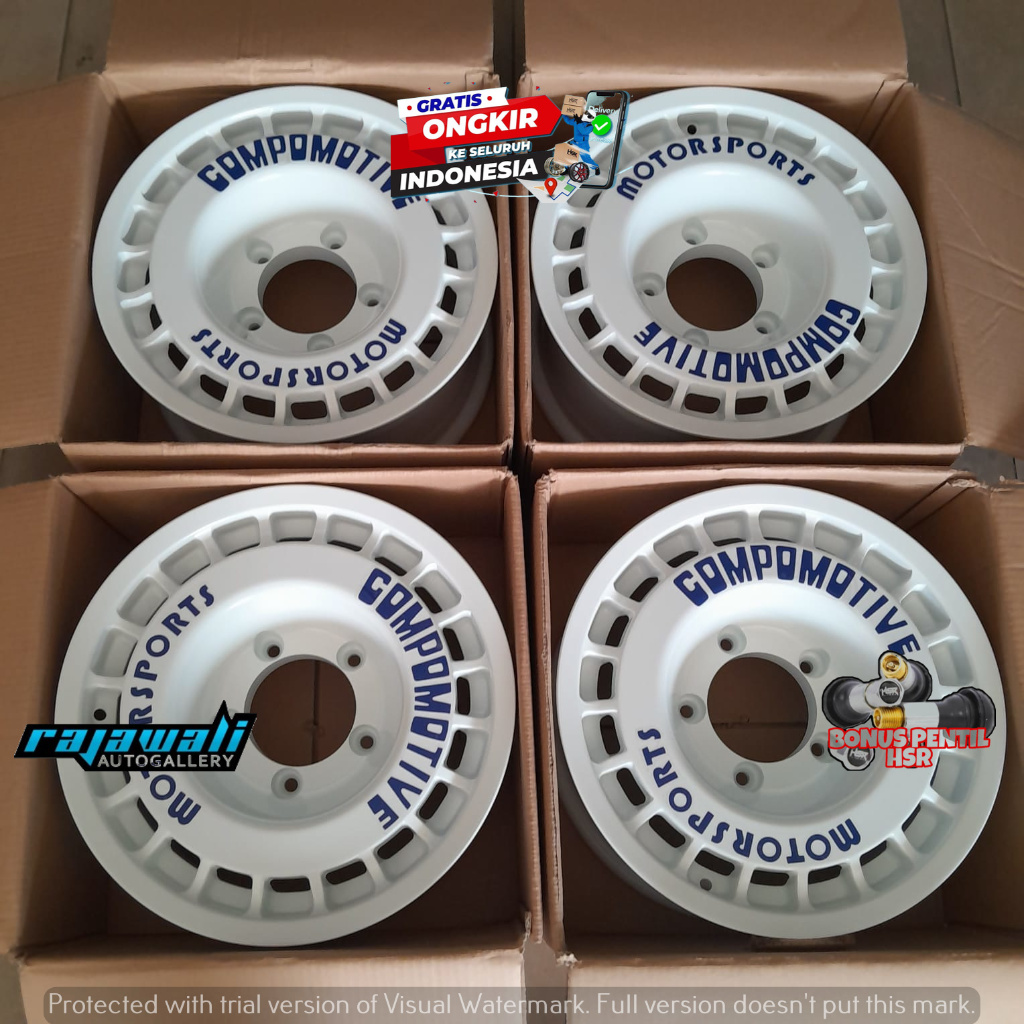Jual VELG MOBIL JIMNY KATANA ESCUDO RING15 RL COMPOMOTIVE MODEL RALLY ...