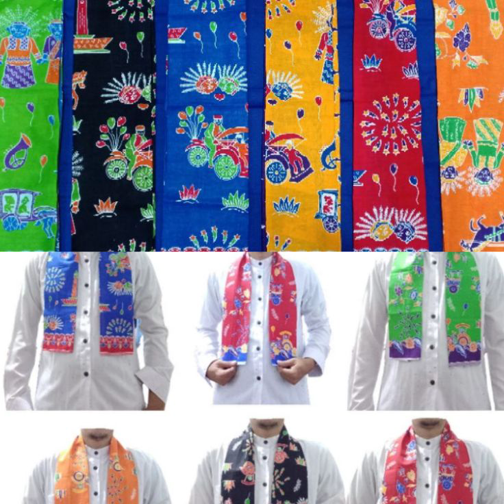 Jual Ready Stock Cukin Syal atau Selempang kain Ondel-Ondel Monas Anak ...