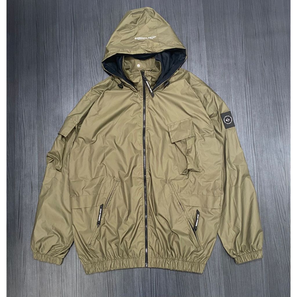 Jual Jacket Nylon Crinkle Marshall Artist Olive | Shopee Indonesia