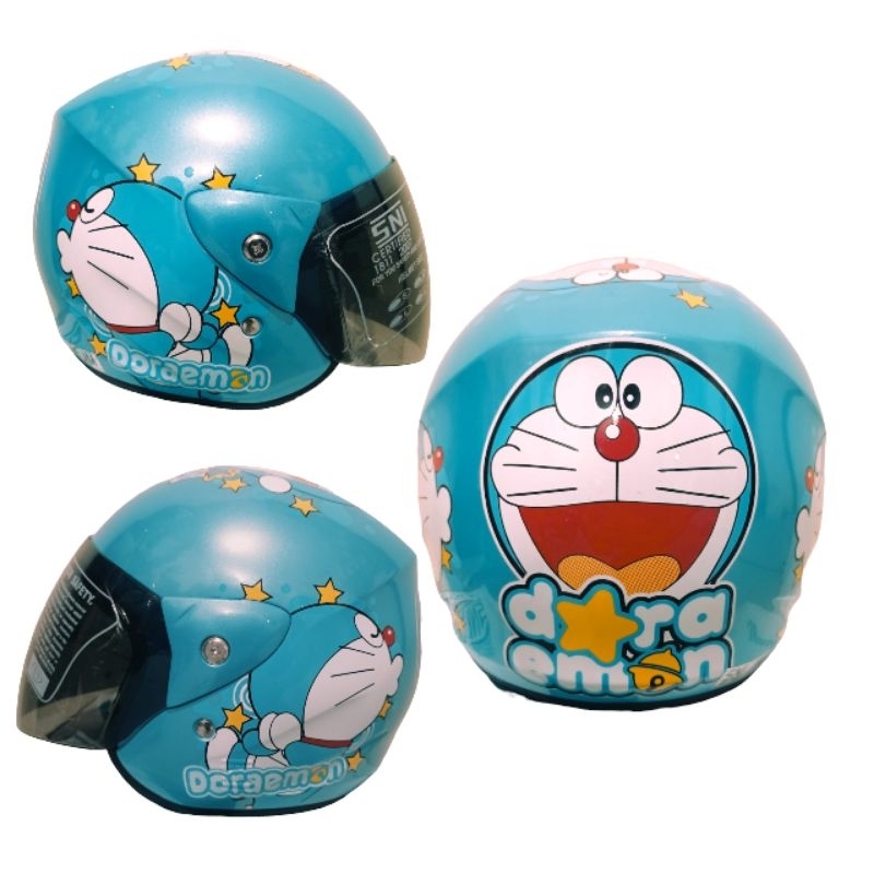Jual Helm Anak SNI Karakter Doraemon 3-9 Tahun | Shopee Indonesia