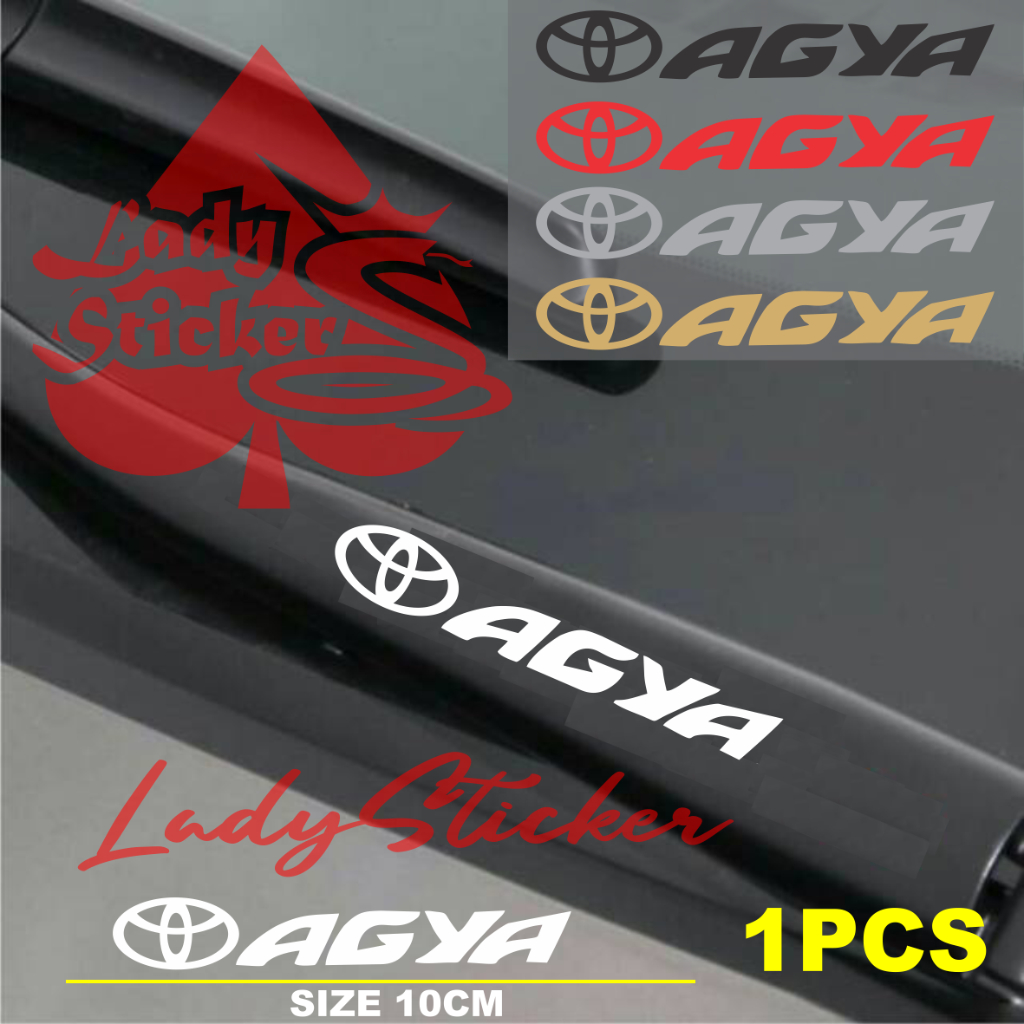 Jual Sticker variasi wiper talang air mobil agya cutting aticker wiper ...