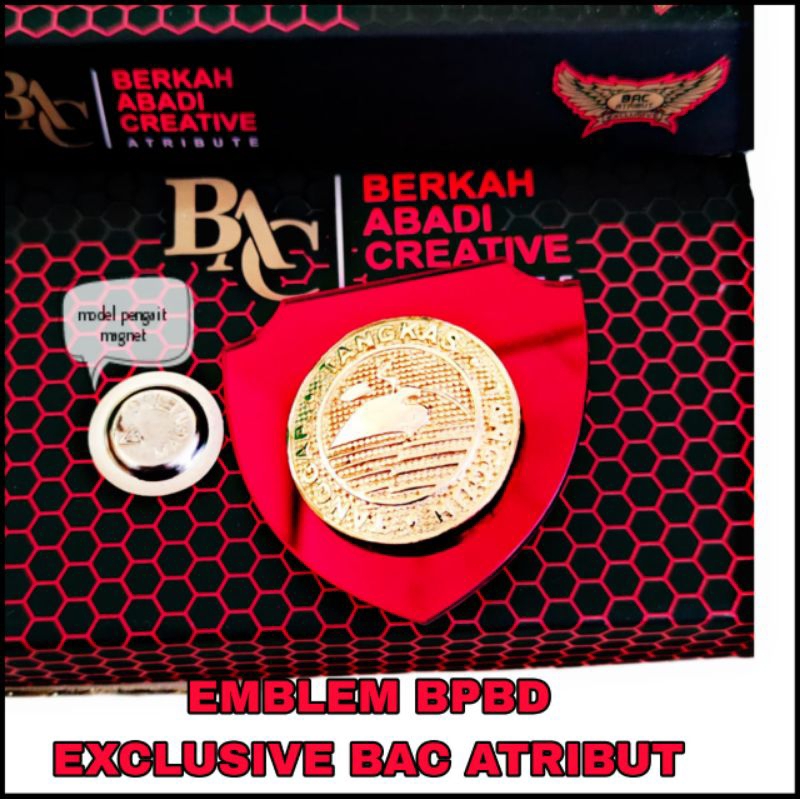Jual emblem baret BPBD excellent mewah kualitas premium | Shopee Indonesia