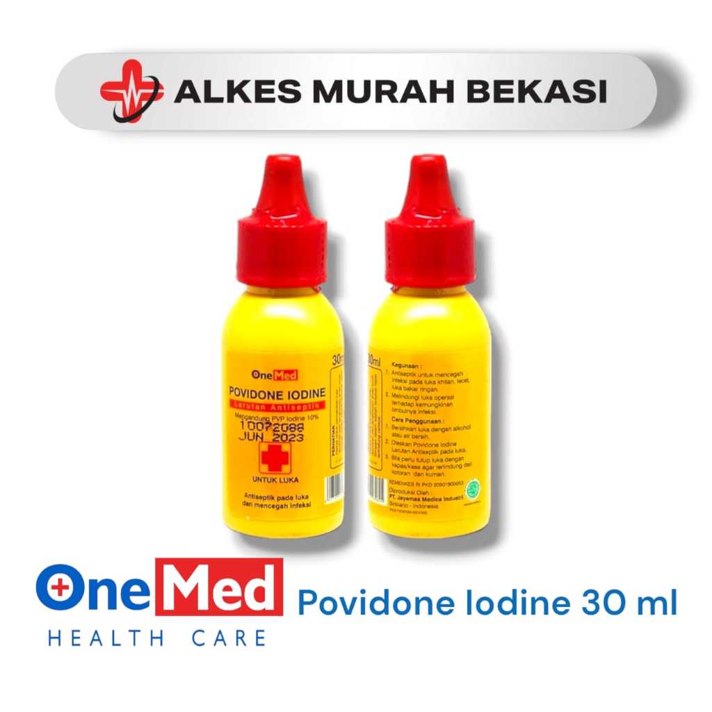 Jual ONEMED Povidone Iodine 30 ml / Obat Luka / Obat Merah | Shopee ...