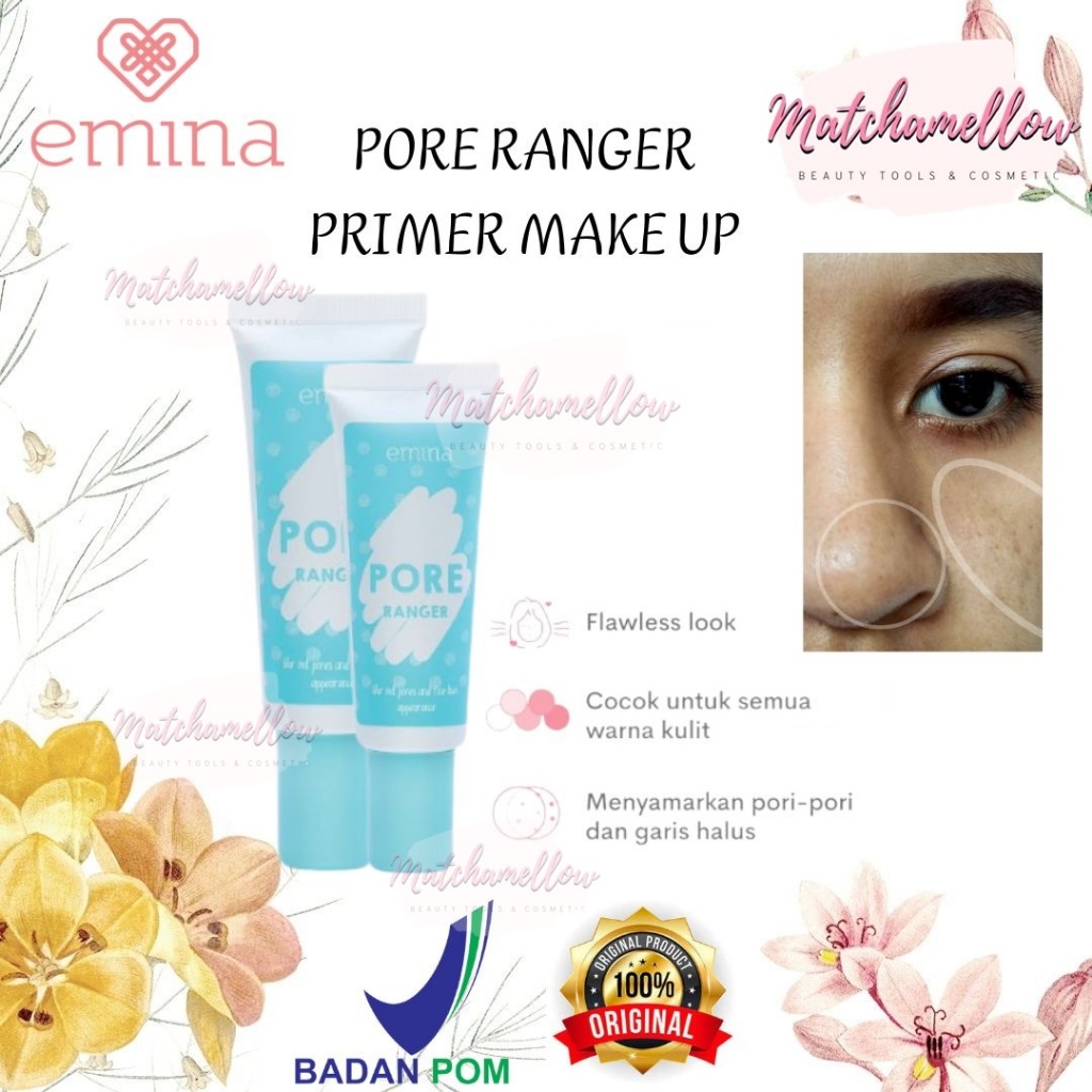 Jual ️MATCHA ️ EMINA PORE RANGER ORIGINAL BPOM / EMINA PRIMER MAKE UP ...