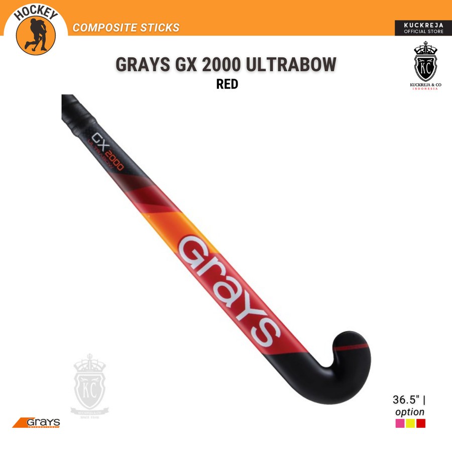 Jual Grays GX 2000 Ultrabow Composite Hockey Stick - Red | Shopee Indonesia