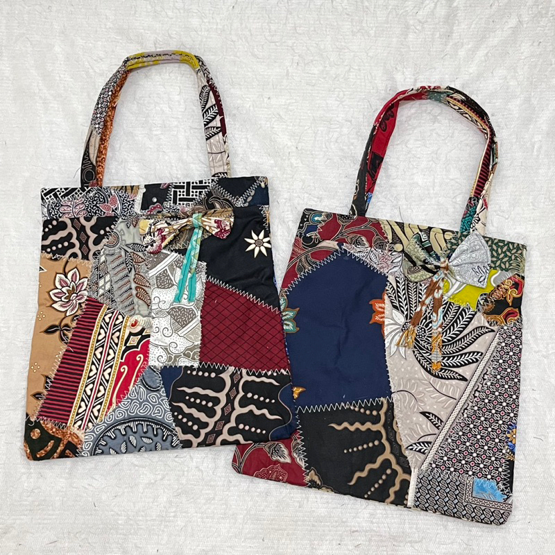 Jual Tas Pita Batik Perca / Totebag batik perca tas belanja serbaguna ...