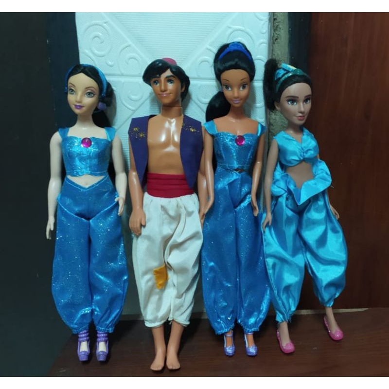Jual Barbie Disney Princess Jasmine Mattel, Hasbro, Live Action, Simba ...