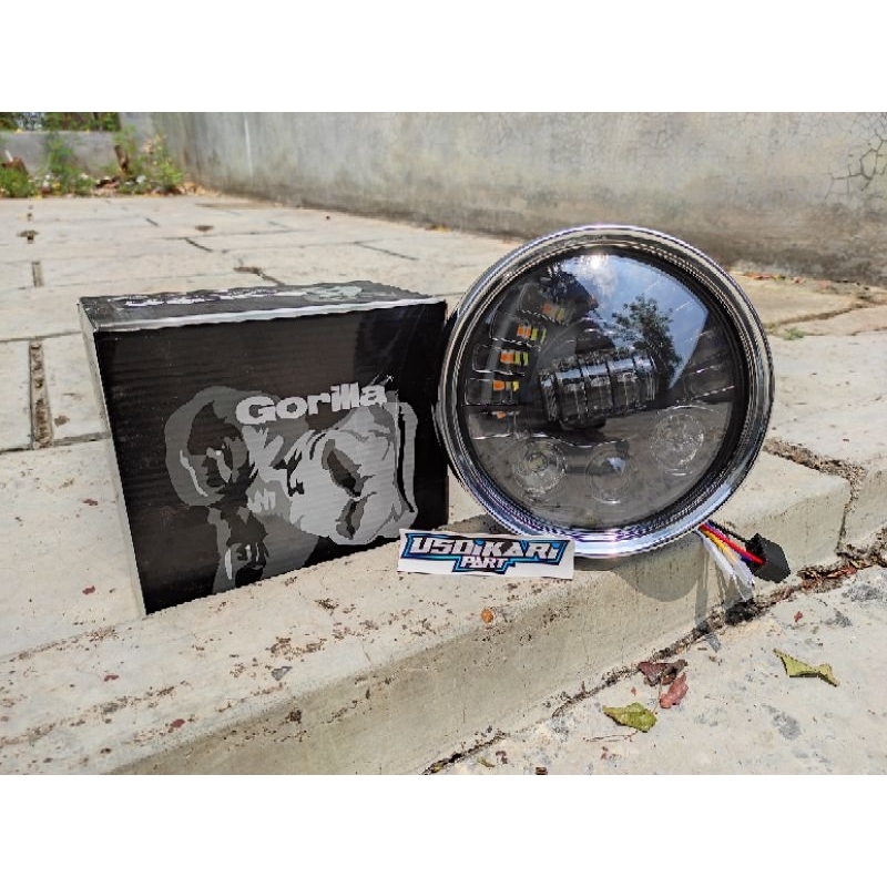 Jual LAMPU DAYMAKER GORILLA 7 INCH SET BATOK LAMPU TIGER BARONG TIREV ...