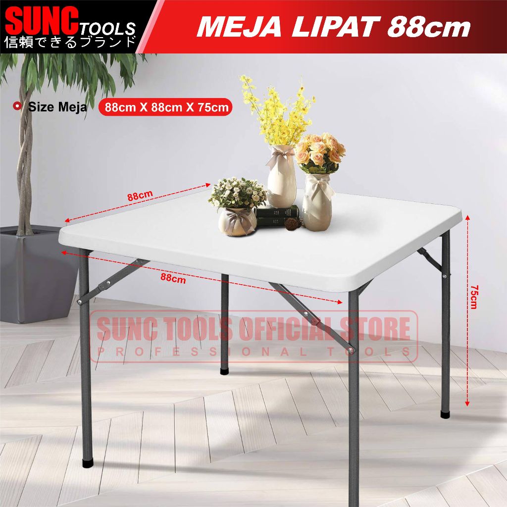 Jual SUNC TOOLS Meja Portable Meja Lipat 88cm Meja Makan Meja Belajar ...
