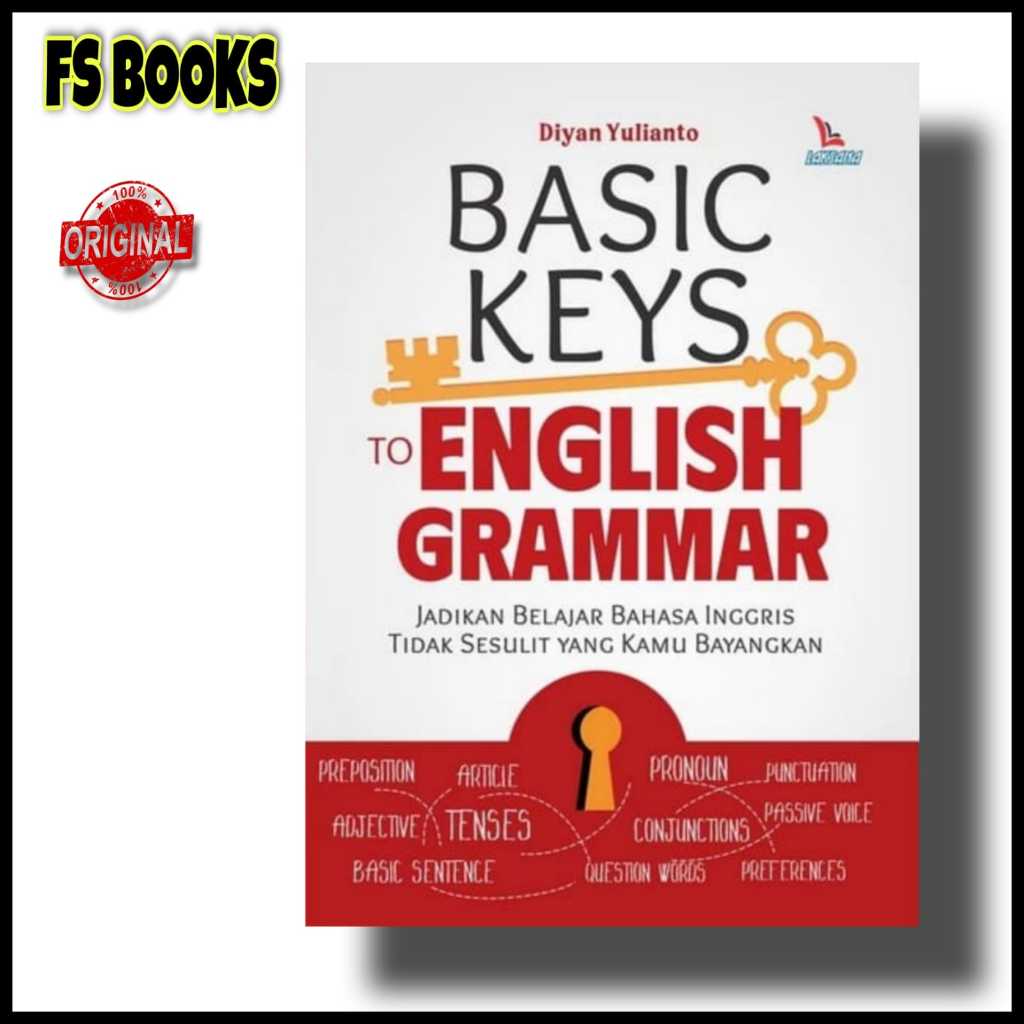 Jual Buku Basic Keys to English Grammar (Jadikan Belajar Bahasa Inggris ...
