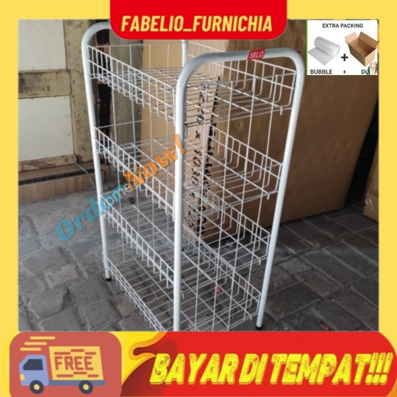 Jual Rak serbaguna 80cm S4 / Rak toko jualan / rak penyimpanan ...