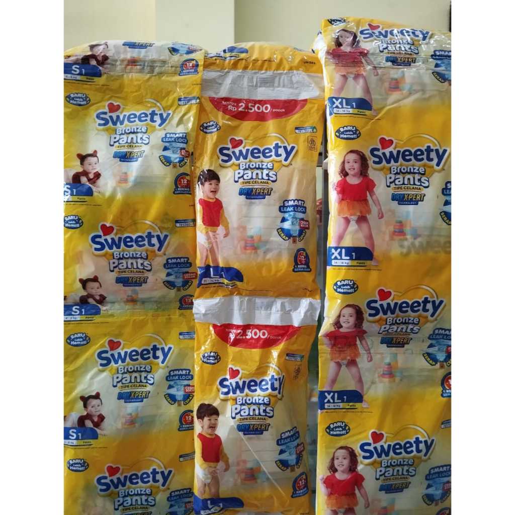 Jual PEMPERS SWEETY RENCENG I 1 SACHET | Shopee Indonesia