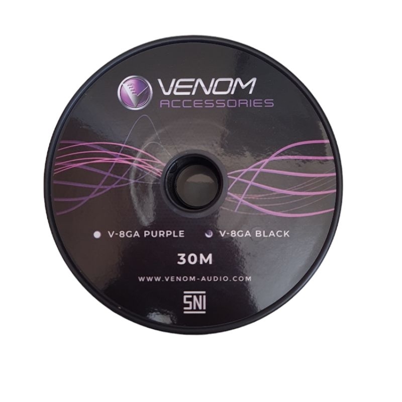 Jual Kabel 8 awg/kabel strum venom v-8ga black-harga per roll | Shopee ...