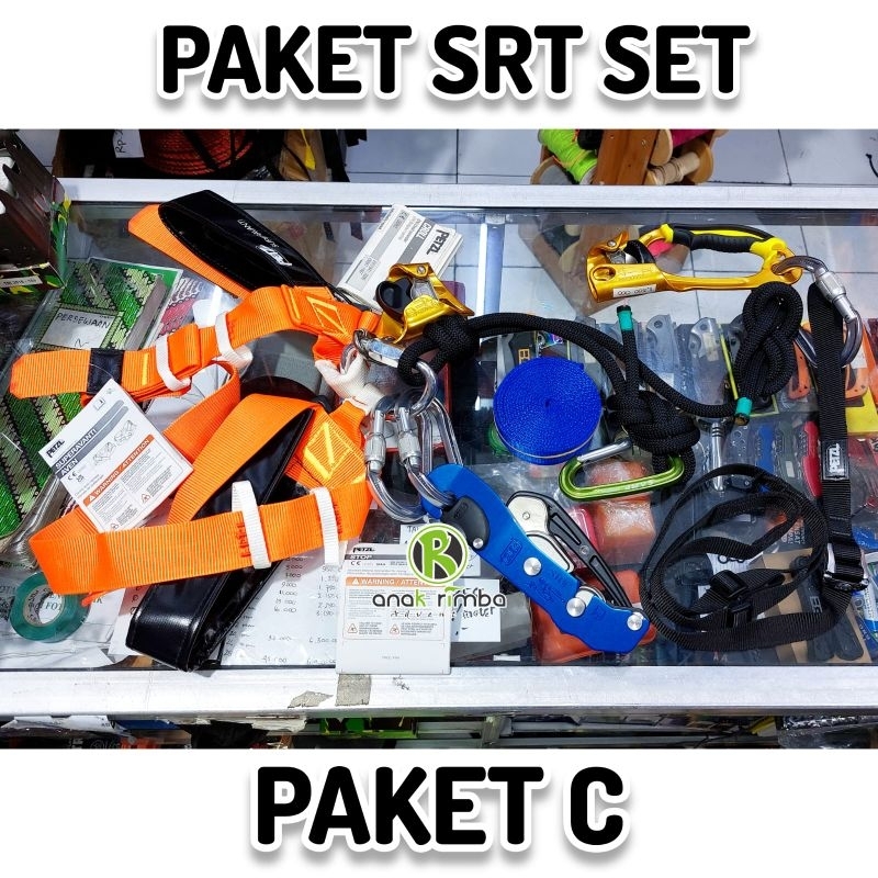 Jual PAKET SRT SET. ALAT SAFETY UNTUK CAVING, CLIMBING, REPLING, RESCUE ...