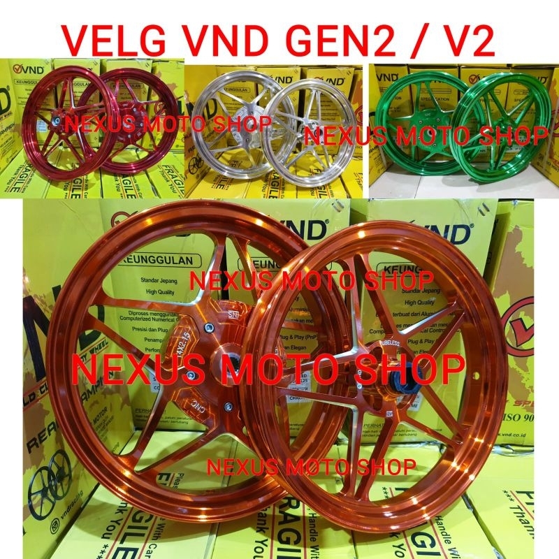 Jual velg vnd vspeed Beat V1&V2 vario110 velg bintang vnd gen2 beat scoopy scapy | Shopee Indonesia