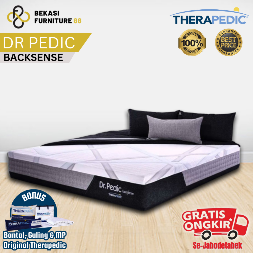 Jual Mattress Only Kasur Therapedic Springbed Backsense Dr Pedic