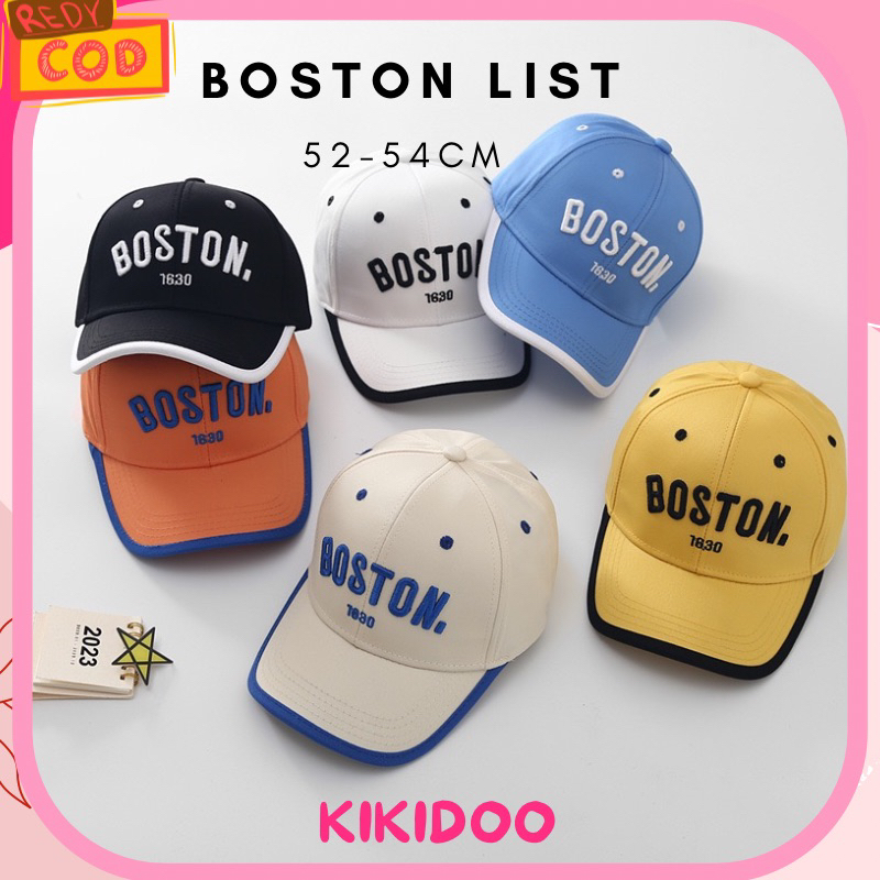 Jual Kikidoo Topi Baseball Anak BOSTON 1630 Import Kids Cap 2-8th TP85 ...