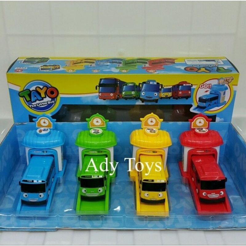 Jual 4pcs/Set Gani Rogi Lani Tayo The Little Bus Mainan Anak 7cm | Shopee Indonesia