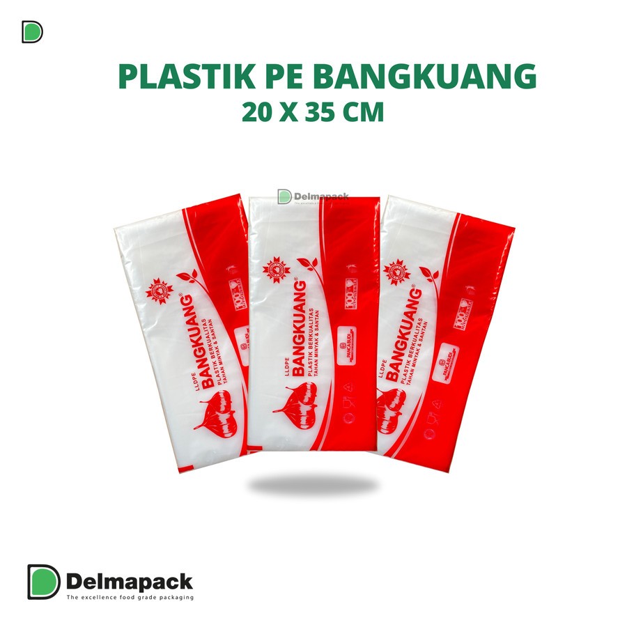 Jual Plastik Bangkuang / Plastik PE Bangkuang / Plastik PE Bening 20X35 ...