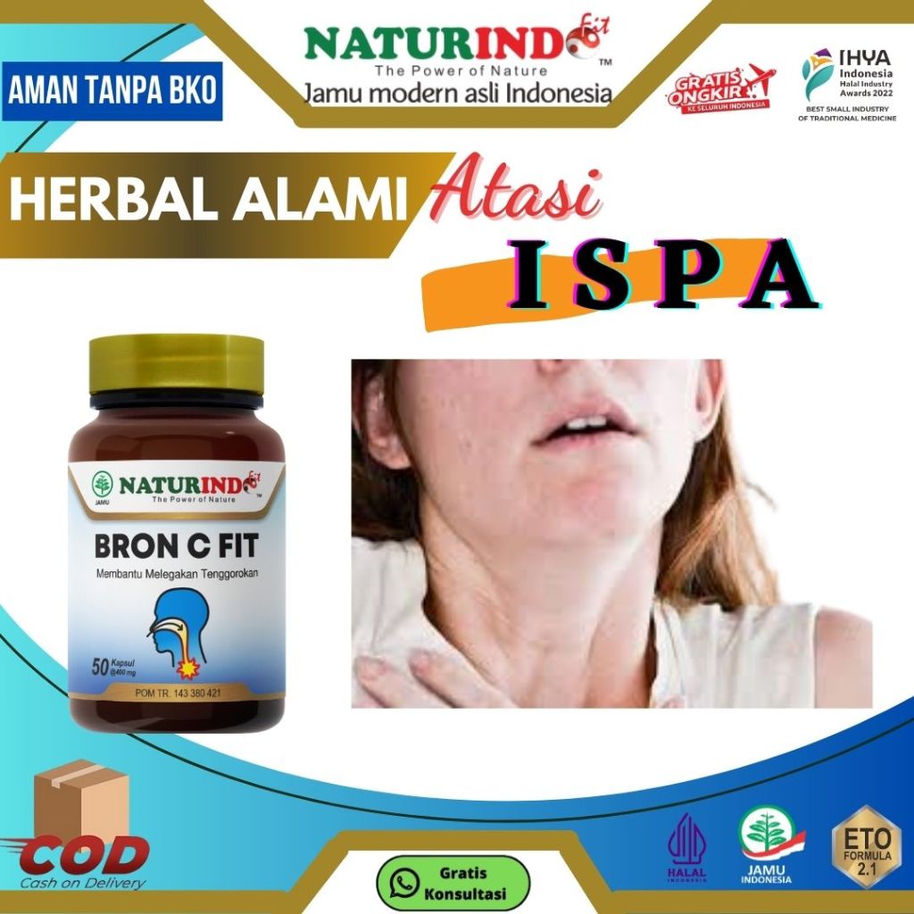 Jual BRON C FIT HERBAL ISPA SESAK NAFAS INFEKSI SALURAN PERNAFASAN ...