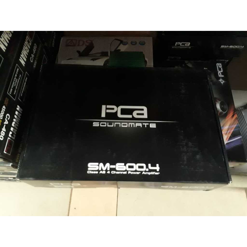 Jual Power Mobil 4 Chanel PCA SM 600.4 Soundmater Amplifier 4 Chanel ...