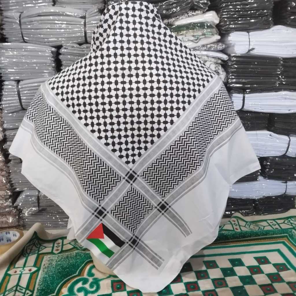 Jual Sorban Palestina Sorban Imamah Persegi Sorban Haji Sorban Arab ...