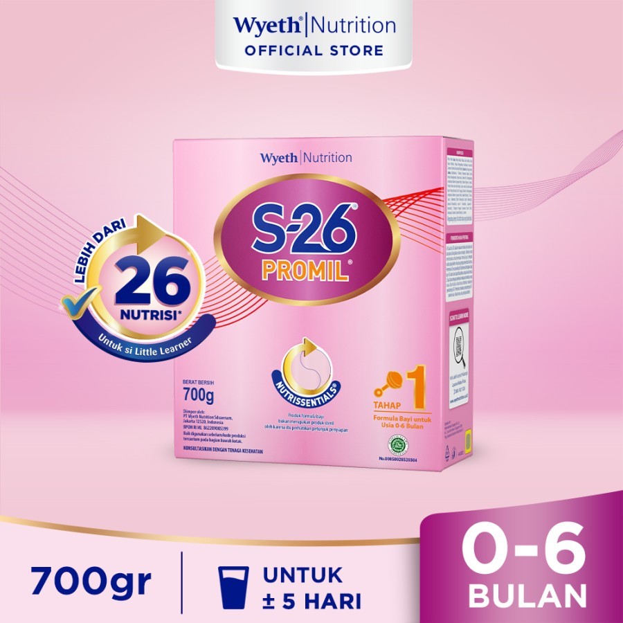 Jual S26 KEMASAN KOTAK PINK TAHAP 1,2,3 & 4 | SUSU BAYI 0-6 BULAN ...