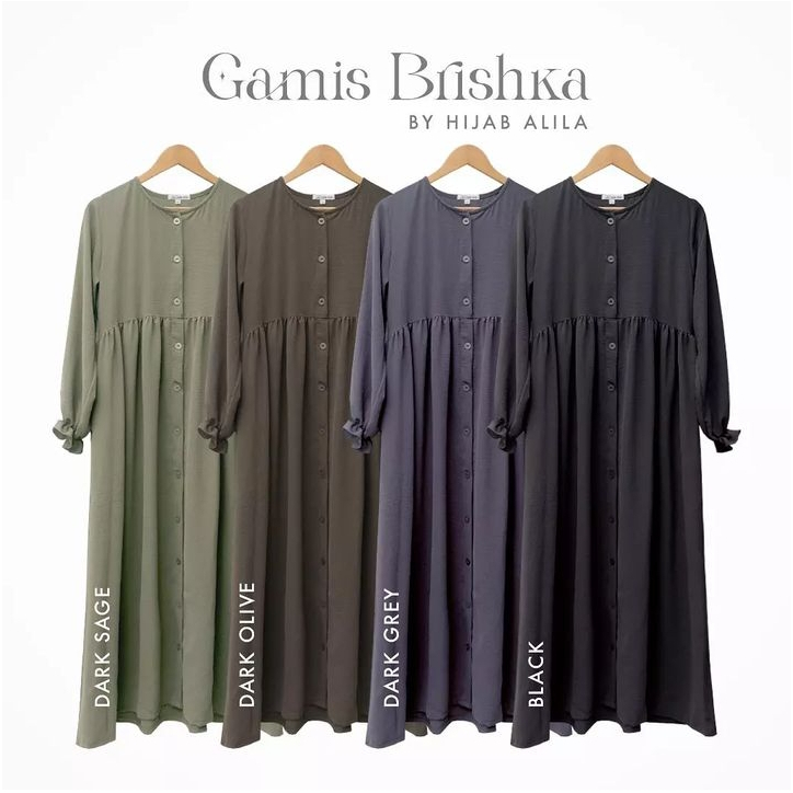 Jual Gamis Brishka | Hijab Alila | Shopee Indonesia